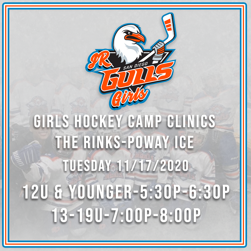 Gulls Girls Hockey Clinics - Events - Poway ICE